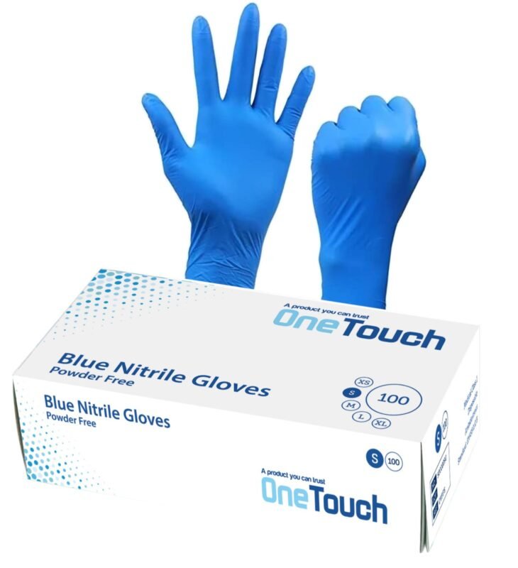 Blue Nitrile Gloves - Premium Disposable & Protective Gloves