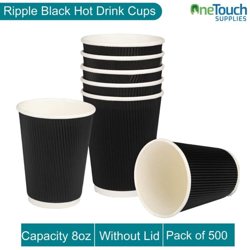 DisposableHot Drink Cups without lids for Coffee - £5.50 + VAT